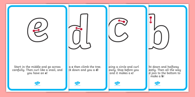 Letter Formation SEN Worksheets (teacher made)