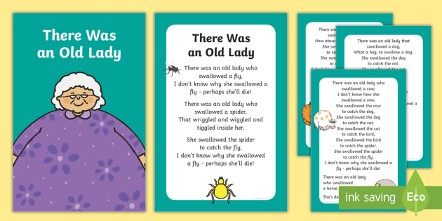 There Was an Old Lady Nursery Rhyme IKEA Tolsby/Fiestad Frame