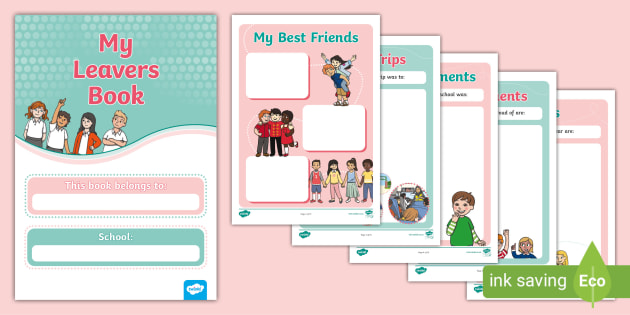 FREE! - School Leavers Scrapbook - Year 6 End of Year Leavers Activities