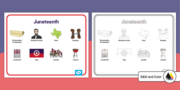 Juneteenth Word Mat (Teacher-Made)