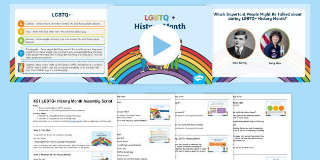 LGBTQ+ History Month Assembly Pack KS1