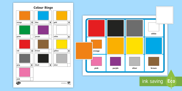 Whole Class Colour Bingo (teacher made)