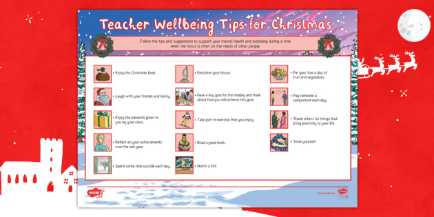 Staff Wellbeing Teacher Wellbeing Tips for Christmas
