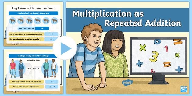 Multiplication as Repeated Addition PowerPoint