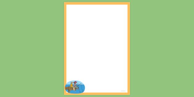 FREE! - Fishing Page Border | Page Borders | Twinkl