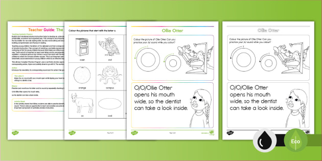 O Sound Phonics Worksheets - Teacher-made - Twinkl Canada