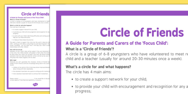 Circle of Friends Handout For Parents and Carers of Focus Children ...