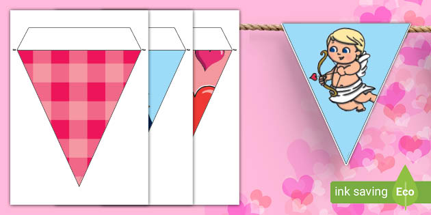 Valentine's Day Bunting | Valentine's Day Display