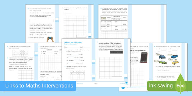 👉 Year 6 Addition and Subtraction Baseline Assessment