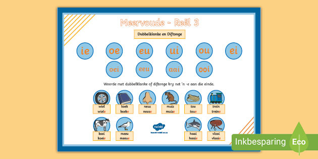 Meervoude Reël 3 Plakkaat (teacher made)