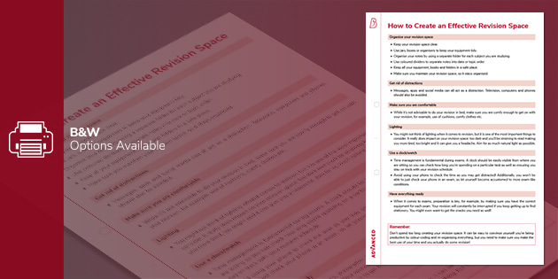 How to Create an Effective Revision Space | Beyond