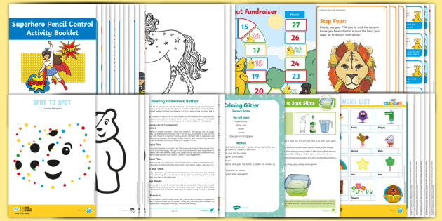 BBC Children in Need 2018, Primary resources, children, charity, help