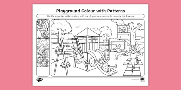 Playground Worksheet • Twinkl.com.au