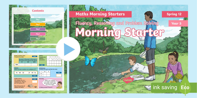 👉 Year 5 Maths Spring Morning Starter PowerPoint 12