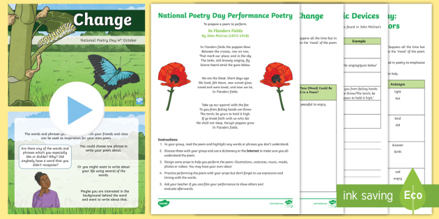 National Poetry Day Resources Activity Pack | KS2 Resources
