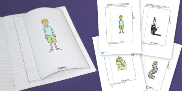 Character Description Interactive Writing Template to Support Teaching on