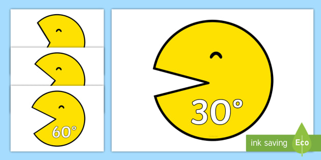 Angle Eater Measuring Activity Teacher Made