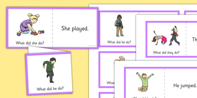 What Did They Do? Question Cards