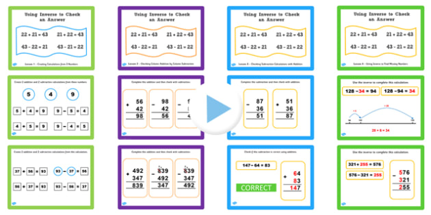 Grade 3 Inverse PowerPoints Pack (teacher made)