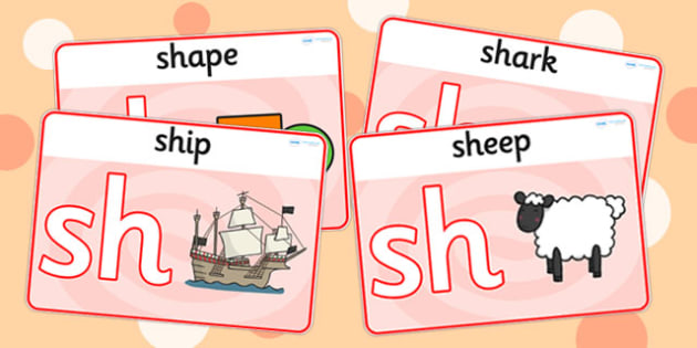 sh Sound Playdough Mats