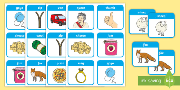 Phase 3 Matching Cards - (teacher made)