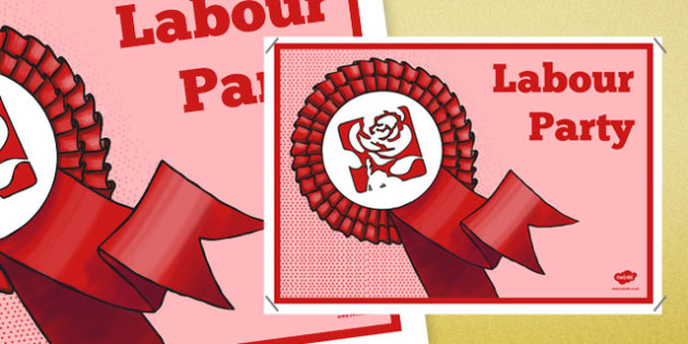 United Kingdom Political Labour Party Display Poster