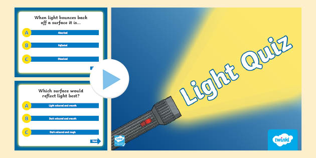 Light PowerPoint Quiz (teacher made)