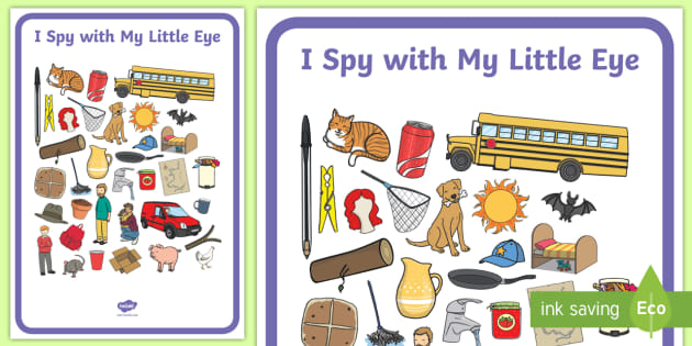 * NEW * CVC Words I Spy with My Little Eye Activity - Phase 2 I Spy With My