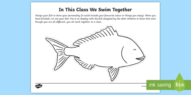 In This Class We Swim Together Worksheet / Worksheet