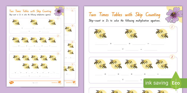 Stage 4 Two Times Tables with Skip Counting (teacher made)