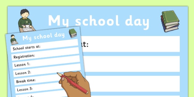 SEN Transition to Secondary School My School Day - new school