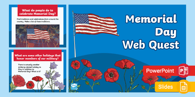 Memorial Day Web Quest Activity | Twinkl Resources USA