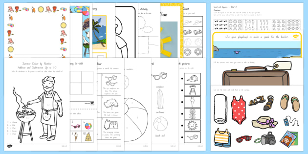 Summer End of Year ECE Activity Pack