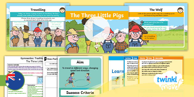 Y1 Gymnastics: Traditional Tales L2: The Three Little Pigs