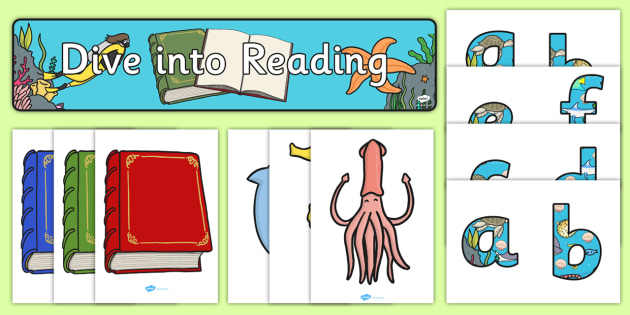 👉 Dive into Reading Display Pack (teacher made)