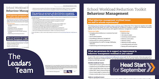 Workload Reduction Toolkits | twinkl.com.au