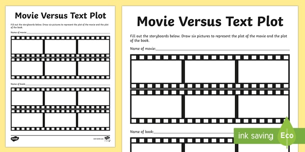 Movie Versus Text Plot Activity (teacher made)