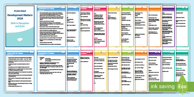 EYFS Development Matters 2020: Birth to Reception & ELGs EYFS Development Matters 2020: Birth to Reception & ELGs