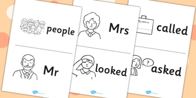 Phase 5 Tricky Word Practice Booklet (teacher made)