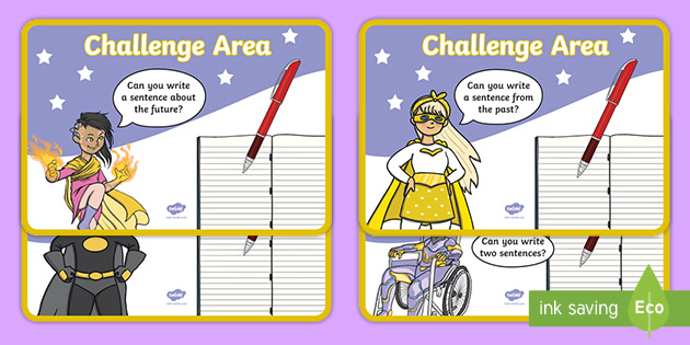 Challenge Area Cards Booster Literacy (teacher made)