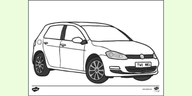 FREE! - Car Colouring | Colouring Sheets (teacher made)