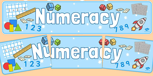 Numeracy Display Banner - Numeracy, display banner, maths