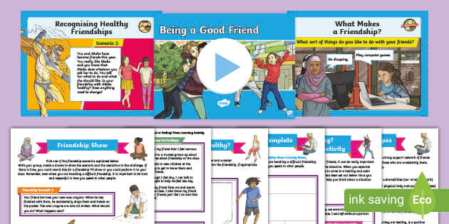 PSHE and Citizenship UKS2 Being a Good Friend Lesson Pack