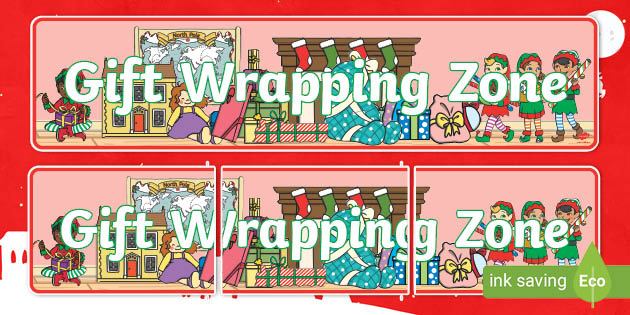 Gift Wrapping Zone Banner