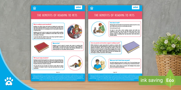 The Benefits of Reading to Pets - Pet Reading Buddies - Pets