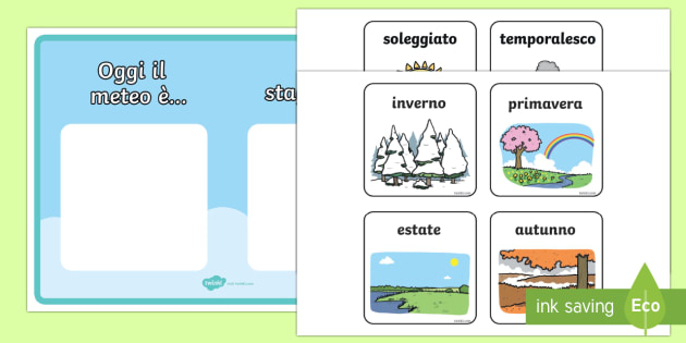 Meteo e Stagioni Poster