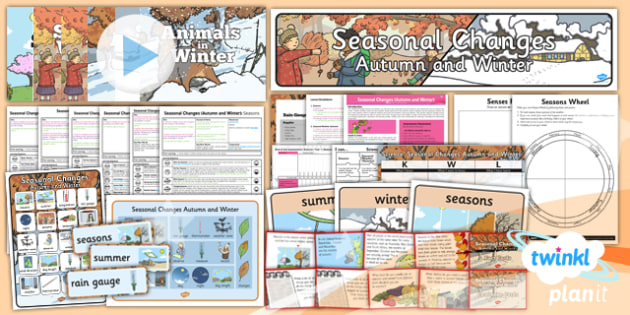 Science: Seasonal Changes (Autumn and Winter) Year 1 Unit Pack