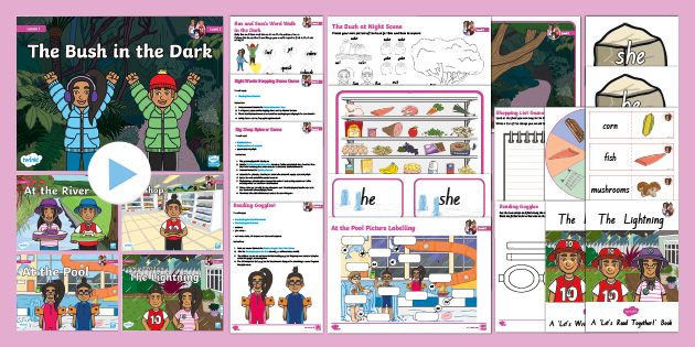 NZ Phonics - Level 3 Week 8 - Weekly Lesson Pack