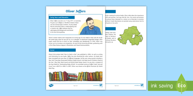 Facts About Oliver Jeffers Primary Resources