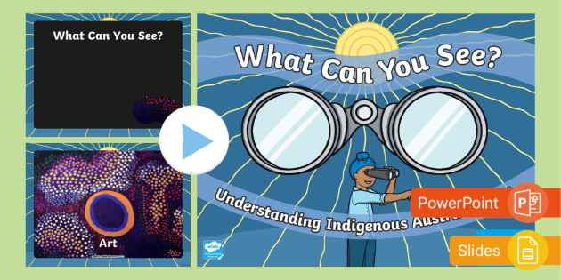 Aboriginal and Torres Strait Islander Art Themed PowerPoint